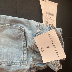 Zara | Bottoms | Nwt Zara Girls Paperbag Jeans 9y | Poshmark